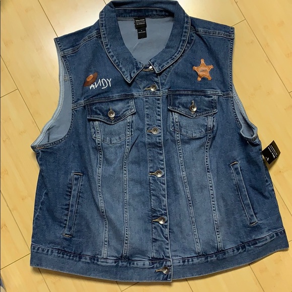 Disney | Jackets & Coats | Disney Her Universe Toy Story Woody Jean ...